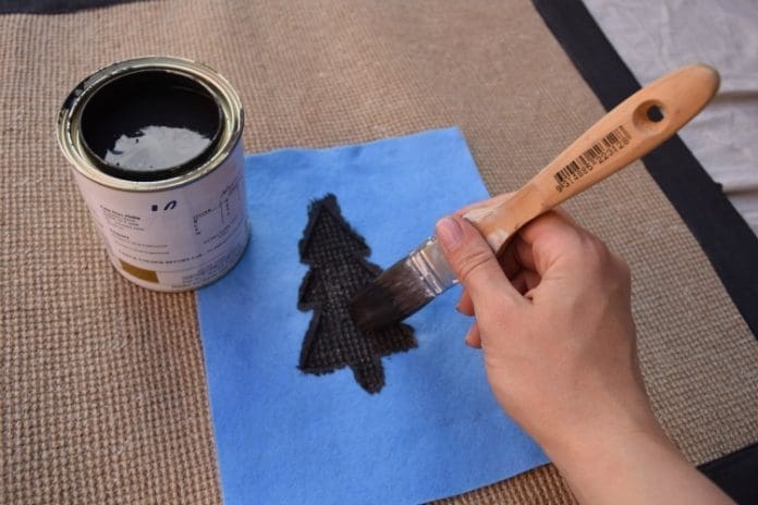 Kmart Hack: DIY Christmas Mat