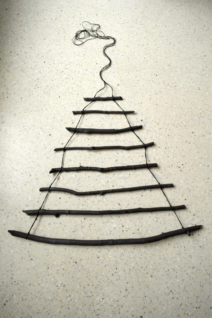 DIY branch Christmas tree | Style Curator