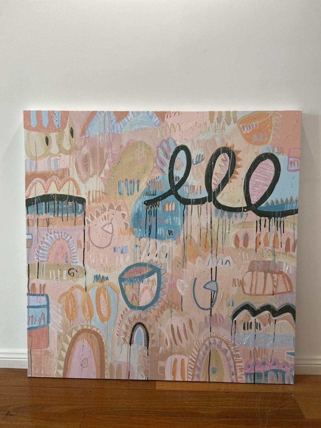 Cotton candy colours and whimsical strokes from artist Britty Flynn