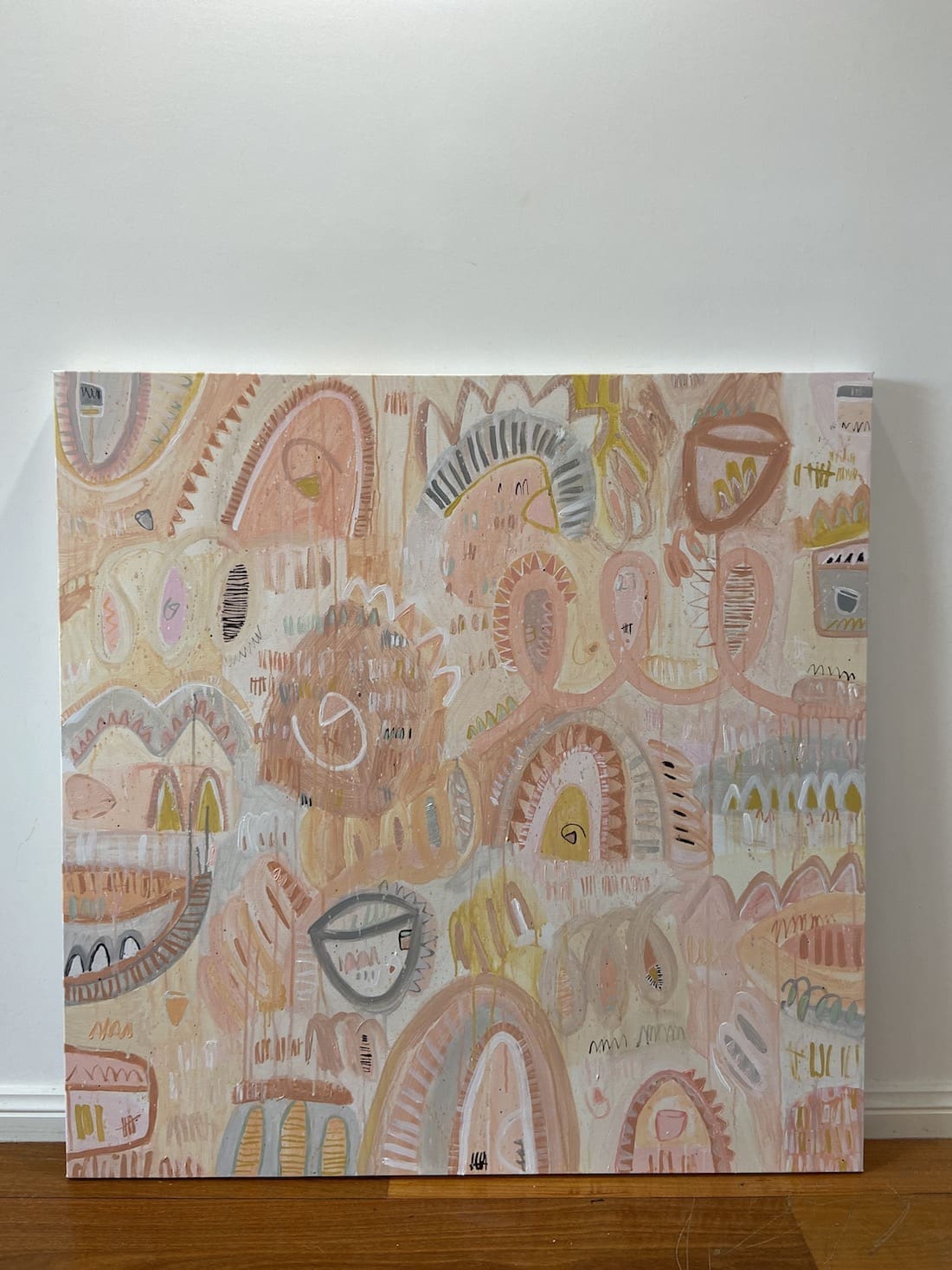 Cotton candy colours and whimsical strokes from artist Britty Flynn