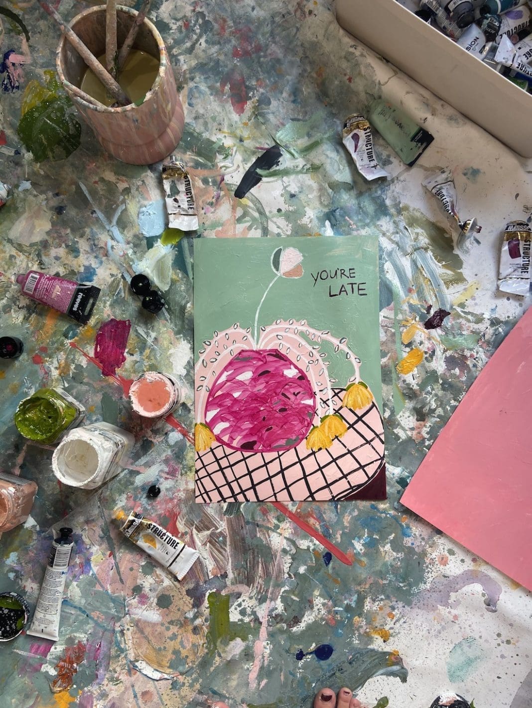 Cotton candy colours and whimsical strokes from artist Britty Flynn