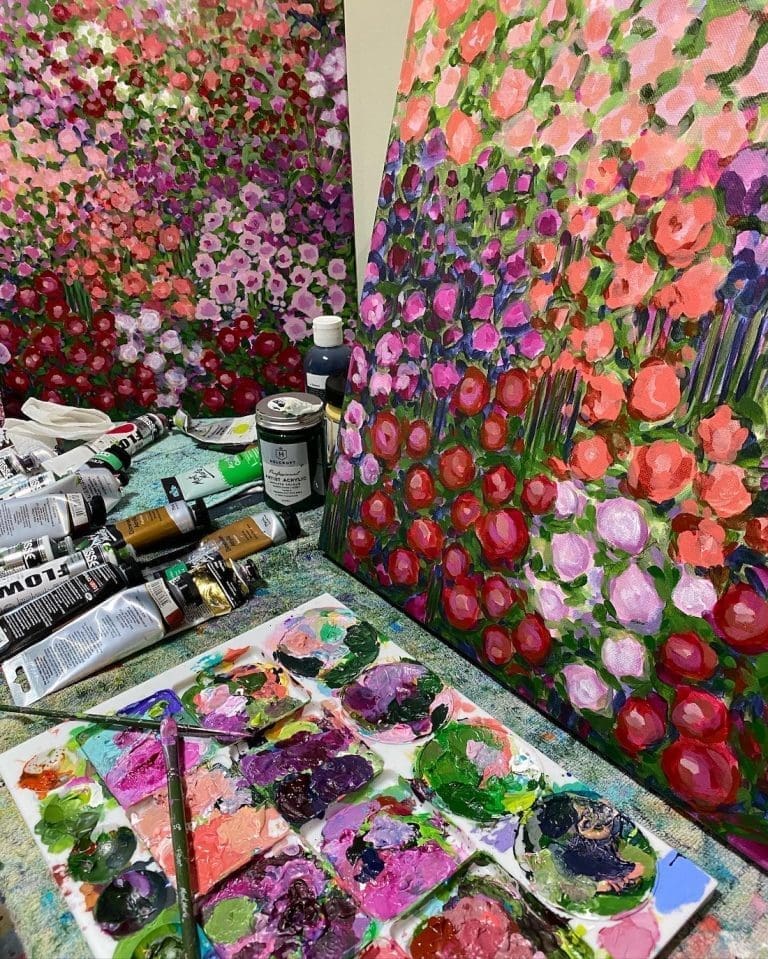 Escape to a floral wonderland with art by Sam Matthews | Style Curator